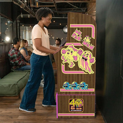 Arcade1up Ms. Pac-Man 40th Anniversary 10-in-1 Arcade Machine