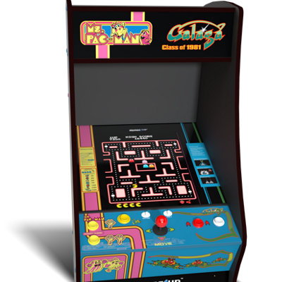 Arcade1Up Ms. Pac-Man vs Galaga Class of 81 Deluxe Arcade Machine