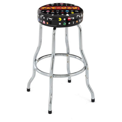 Arcade1Up Pac-Man Retro Adjustable Arcade Stool