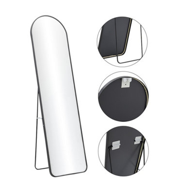 Arch Full Length Mirror Wall Mounted or Freestanding Floor Mirror ...