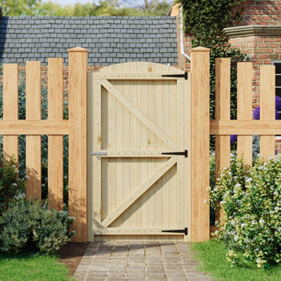 Arch Top Robust Design Strong Garden Gate Pathway Pedestrain Gate with ...