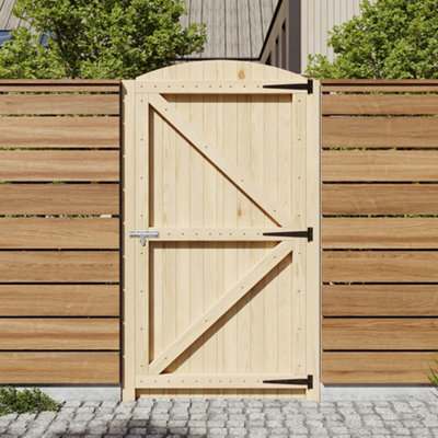 ARCH TOP ROBUST DESIGN STRONG GARDEN GATE PATHWAY PEDESTRAIN GATE WITH ...