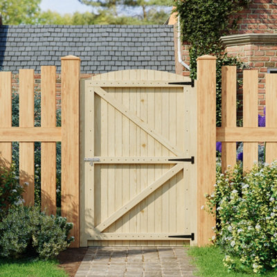 Arch Top Robust Design Strong Garden Gate Pathway Pedestrain Gate with ...