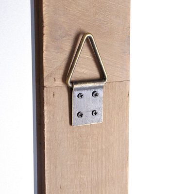 Arched Wooden Glass Illusion Mirror Gate Outdoor Decorative 180cm x 60cm