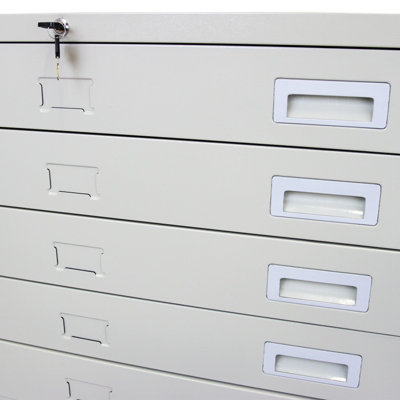 Architects Drawers A1 Artist Studio Lockable Metal File Cabinet