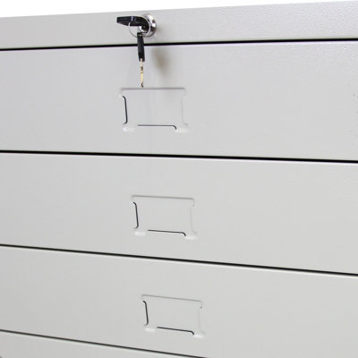 Architects Drawers A1 Artist Studio Lockable Metal File Cabinet