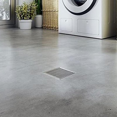 Architectural Wedge Wire Square Floor Drain 72mm Outlet 316 Marine ...