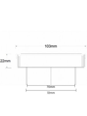Architectural Wedge Wire Square Floor Drain 72mm Outlet 316 Marine ...