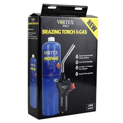 Arctic Hayes Vortex Pro Gas Torch + Propane Gas, VPROP