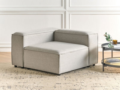 ARDAL Corner Seat Right Hand Light Grey Fabric
