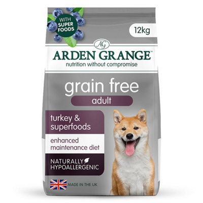 Arden Grange Grain Free Adult Turkey & Superfoods 12kg