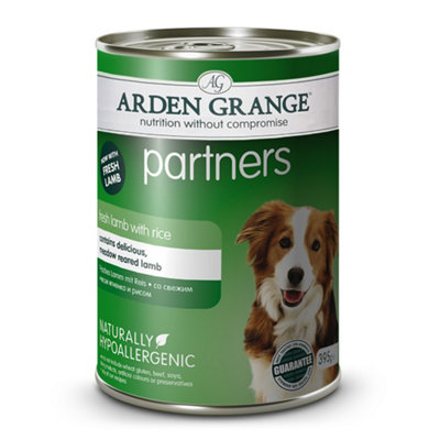 Arden Grange Partners Fresh Lamb Rice & Veg 395g 6pk