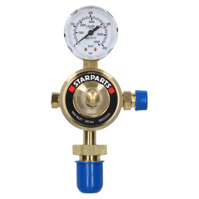 Argon Regulator Single Stage 1 Gauge Pre-Set Gas Bottle 4 Bar Welding ...