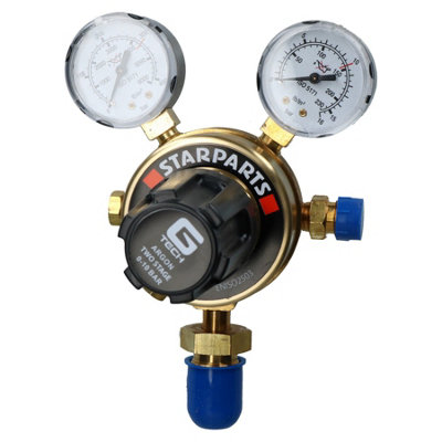 Argon Regulator Two Stage 2 Gauge Gas Bottle Cylinder 300 Bar Welding ...
