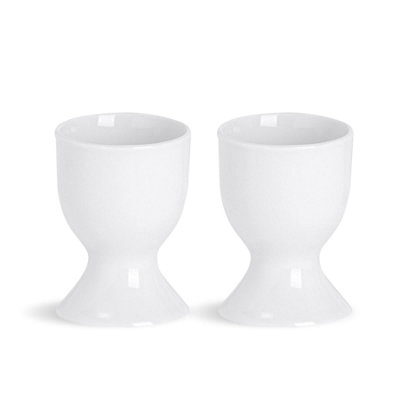 Argon Tableware Classic White Egg Cups - 5cm - Pack of 2