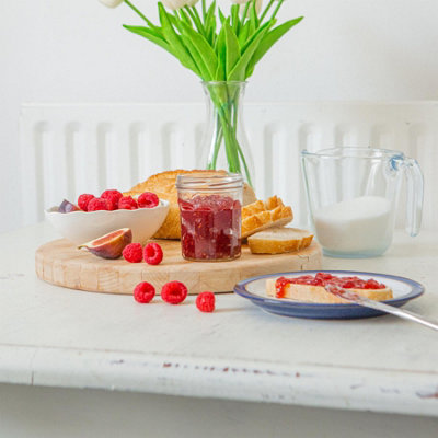 Argon Tableware Glass Jam Jars - 150ml - Pack of 6