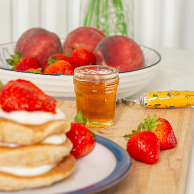 Argon Tableware Glass Jam Jars - 30ml - Pack of 24