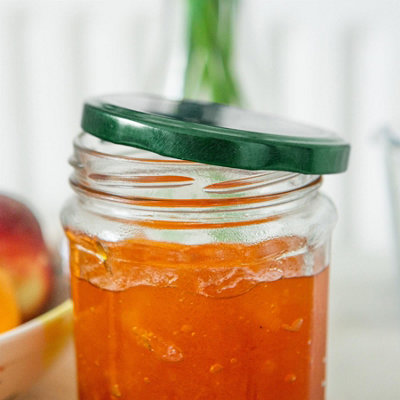 Argon Tableware Glass Jam Jars - 380ml - Pack of 24