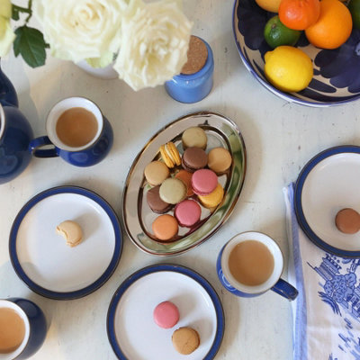 Argon Tableware Oval Stainless Steel Serving Platter - 30cm x 20.5cm