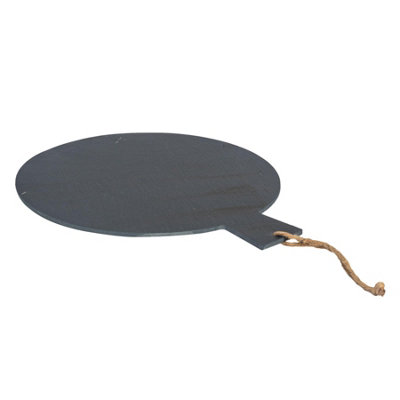 Argon Tableware Round Slate Serving Paddle - 34cm