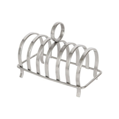 Argon Tableware Stainless Steel Toast Rack - 6 Slices