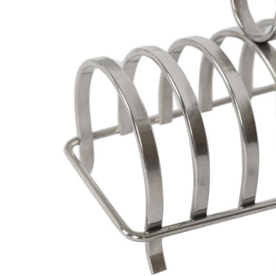 Argon Tableware Stainless Steel Toast Rack - 6 Slices