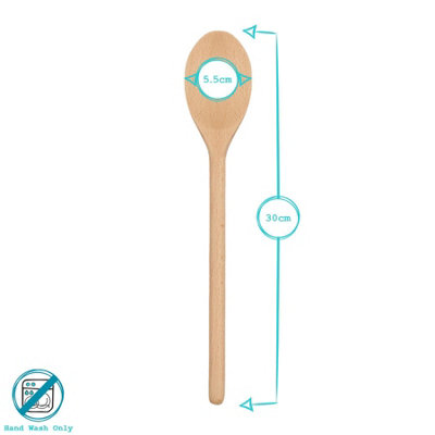 Argon Tableware Wooden Cooking Spoon - 30cm