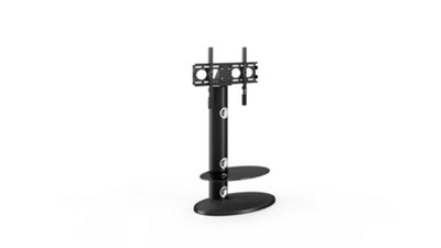 Argon TV-Stand with bracket in black | DIY at B&Q