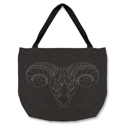 Aries Zodiac Sign Dining Tote bat Designer Style