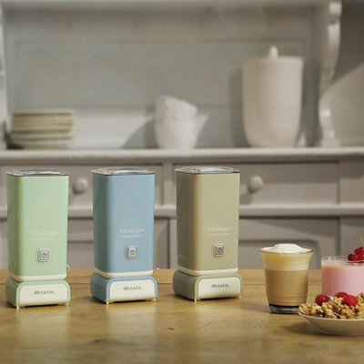 Ariete Vintage Style Milk Frother, Easy Pour Spout, Easy Clean, 2878/05 ...