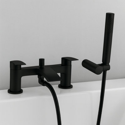 Arko Basin Mixer Tap and Bath Shower Set with Pop up Waste, Waterfall ...