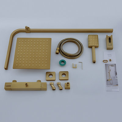 Arko Bathroom Taps Set, Mixer Shower and Basin Mixer Tap Set with Bath ...