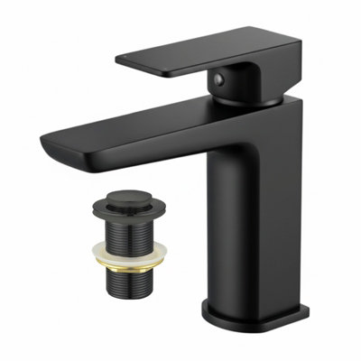 ARKO Square Basin Mixer Tap, Stylish Bathroom Sink Tap with Smooth ...