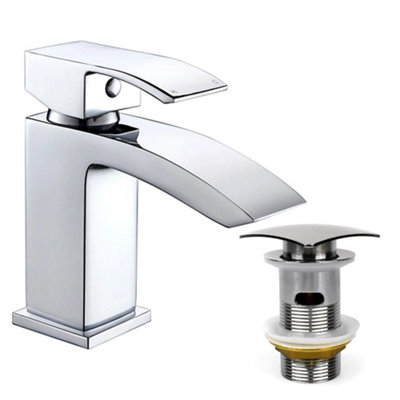 ARKO Square Basin Mixer Tap, Stylish Bathroom Sink Tap with Smooth ...