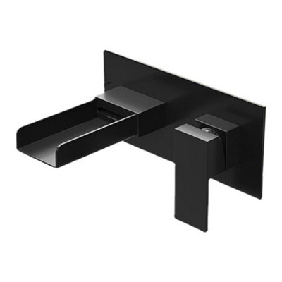 Arko Wall Mounted Bathroom Mixer Tap, Waterfall Filler For Walls ...