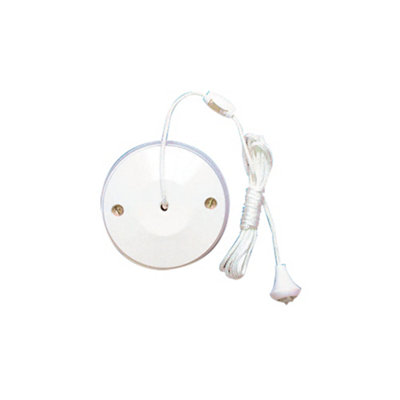 Arlec 10A 1 Gang 2 Way White Ceiling Pull Cord Switch Bathroom Toilet