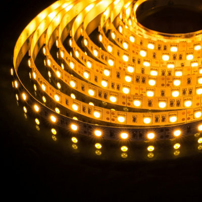 Arlec 5metre 5mtr Warm White LED Strip Light Rope Light IP65 Indoor UK ...