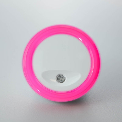 Arlec Cool White O Shaped Auto LED Night Light - Pink | DIY at B&Q