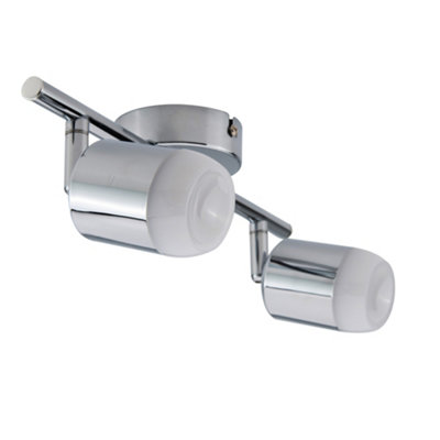 Arlec Pallas 2 X 4W Led Chrome Spotlight | DIY at B&Q