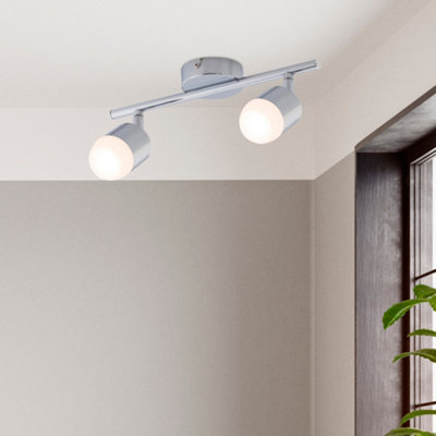 Arlec Pallas 2 X 4W Led Chrome Spotlight | DIY at B&Q