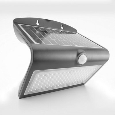 Arlec Premium Solar Power LED Wall Light Outdoor PIR Motion Sensor Garden Security Lamp 850 ...