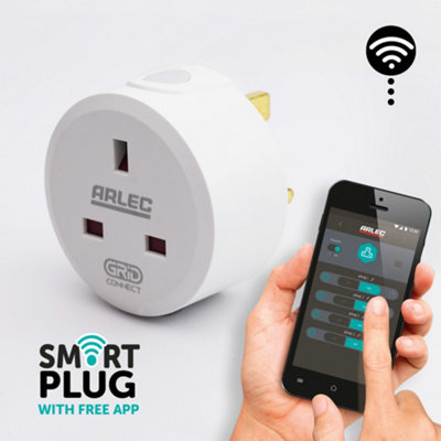 Arlec Smart WiFi plug with free Grid Connect app. | DIY at B&Q