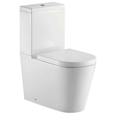 Arley Alonzo Standard Bathroom Duroplast Toilet Seat 380mm White (SEAT ...
