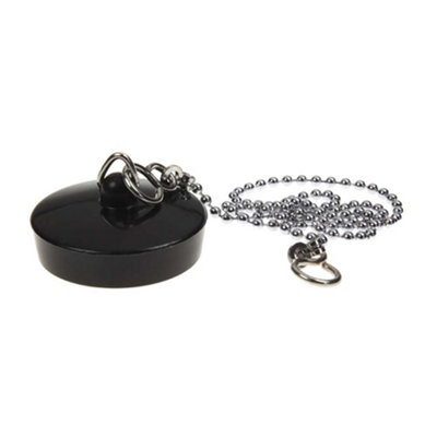 Arley Bathroom Durable No.6 Ball 18inch Chrome Finish Link Chain With ...