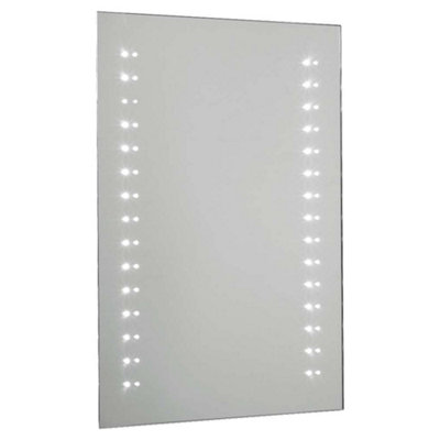 Arley Pebley LED Mirror and Infrared Switch Rectangular Bathroom 500mm