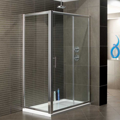 Arley Ralus 6 Glass Wetroom Frameless Shower Side Panel Bathroom 700mm