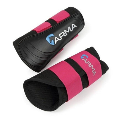 ARMA Air Motion Horse Brushing Boots (Pack Of 2) Raspberry (X Full)