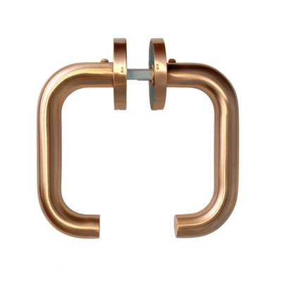 Armasmart Anti-Viral Lever Door Handles in Stainless Steel with Copper ...
