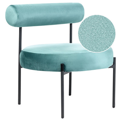 Armchair ALPHA Velvet Turquoise