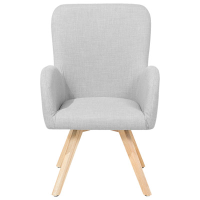 Armchair BJARN Fabric Light Grey